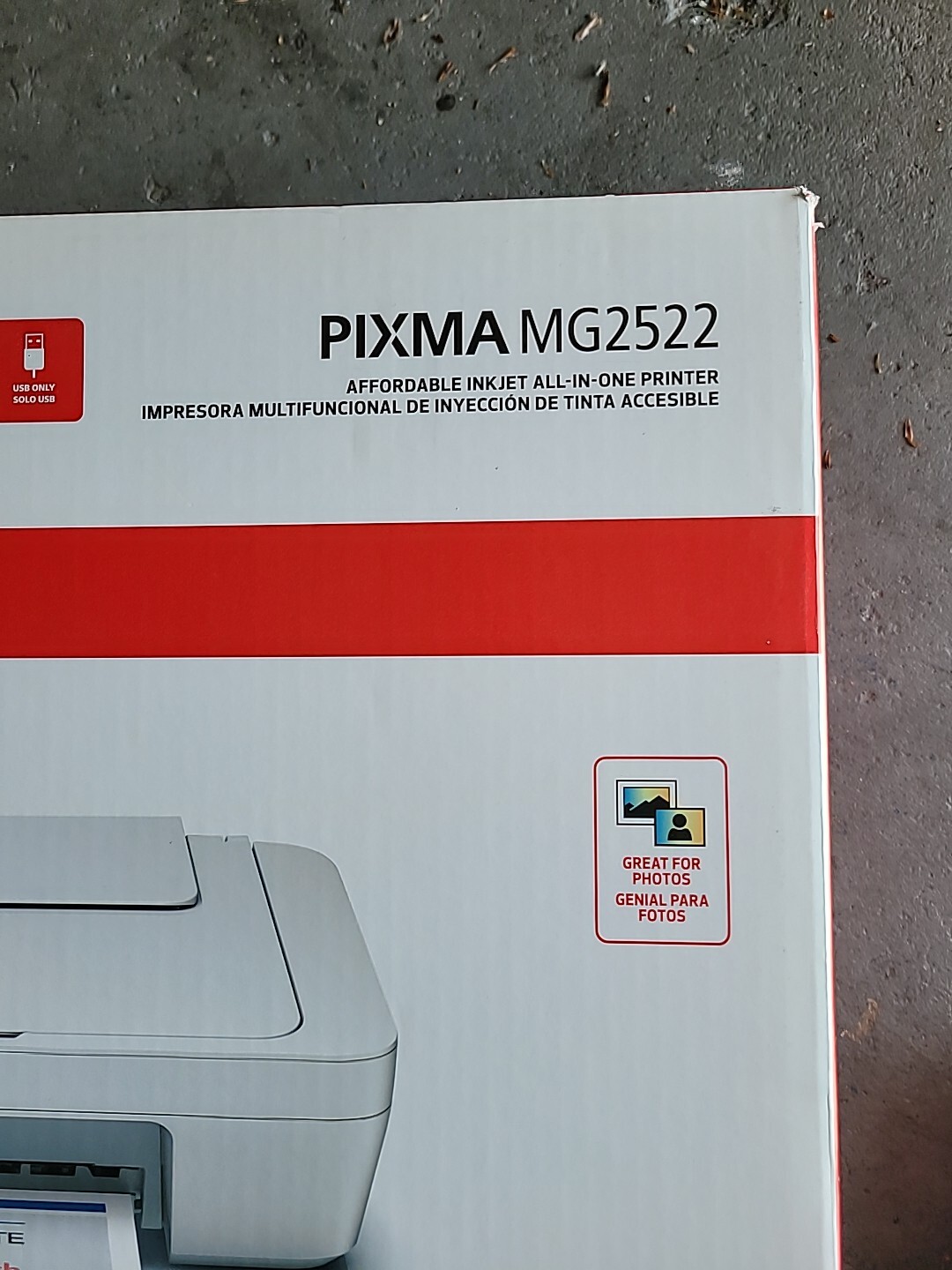 Canon Pixma MG2522 All-in-One Inkjet Printer Scanner Copier with USB ...