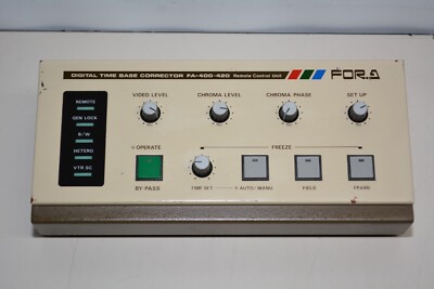 FOR-A FA-400 / 420 Digital Time Base Corrector Remote Control Unit #W1577 | eBay