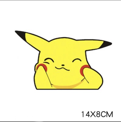 JDM Car Window Pokémon pikachu Sticker Peak | eBay Australia