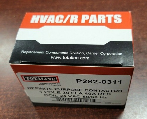 Carrier Bryant OEM Condenser Contactor 1 Single Pole 30 Amp P282-0311 ...