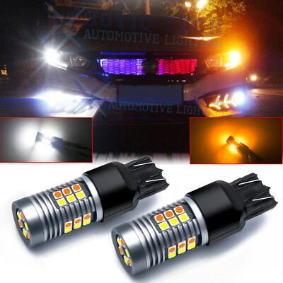 7443 7440NA Switchback LED Turn Signal Light Bulb For Honda Civic 2012 ...