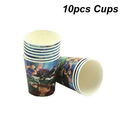 All New Roblox Party Balloons Tablecloth Banner/Flag Plates Cups Party ...