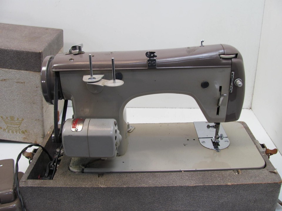 VINTAGE BROTHER PRESTIGE SEWING MACHINE W/ CARRY CASE MODEL 191 | eBay