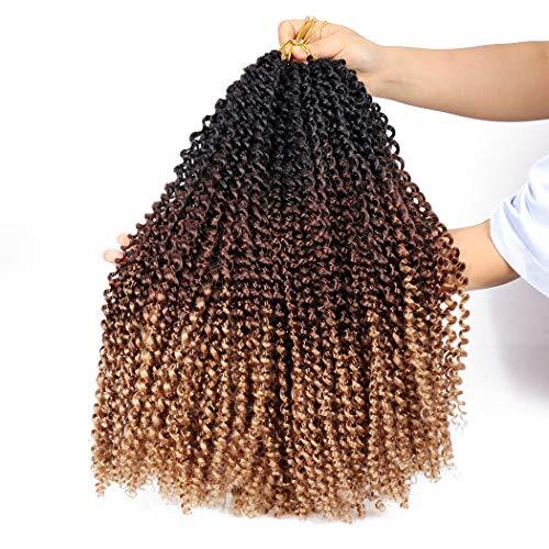 7 Packs Passion Twist Hair 22 Inch Water Wave 22 Inch (Pack of 7) #1B ...