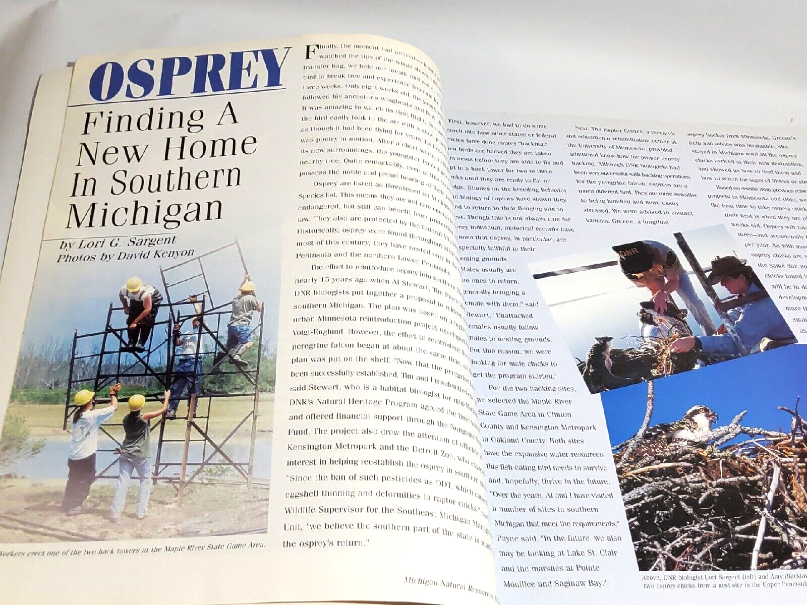 Michigan Natural Resources Magazine April 1999 | eBay