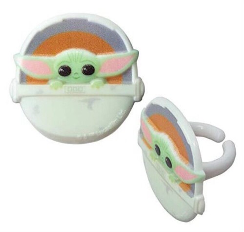 Star Wars The Mandalorian Grogu Baby Yoda Cake Cupcake Toppers - The ...