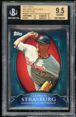 Stephen Strasburg Rookie 2010 Topps Chrome Walmart Excl Refractors # ...