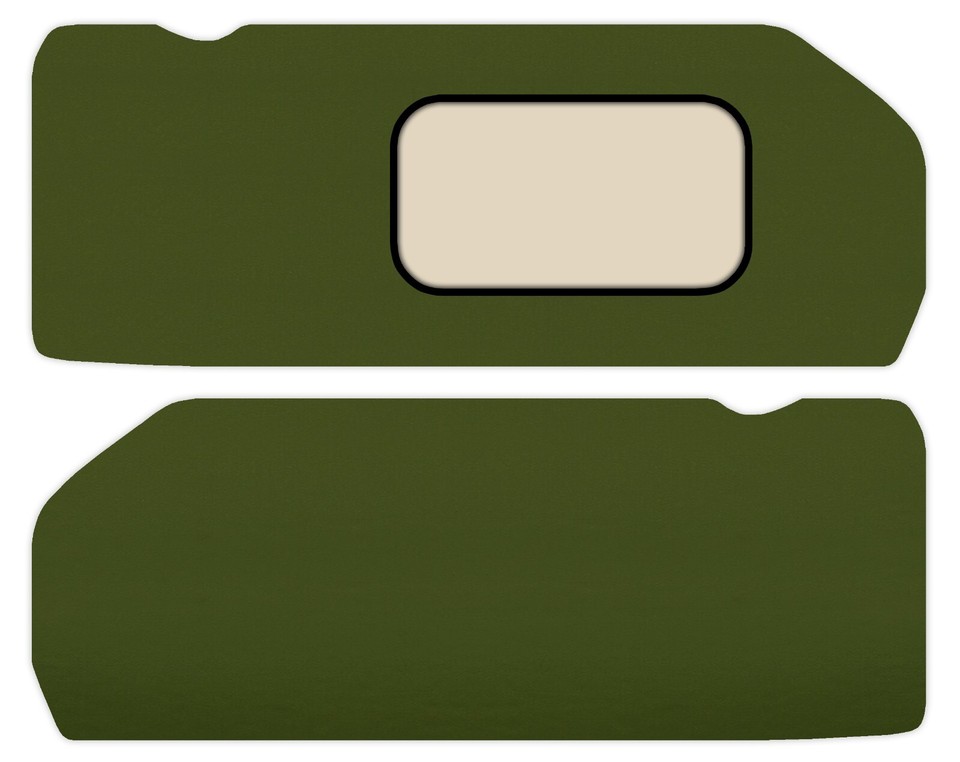 Car sun visor covers fits 96-20 Honda Civic driver&passenger solid ...