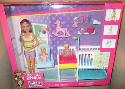 BARBIE....SKIPPER'S BABYSITTER INC.... NURSEY PLAYSET...GFL38...NEW | eBay