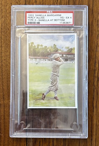 1932 Sanella Margarine Percy Alliss Type 2 HOF PSA 4 | eBay