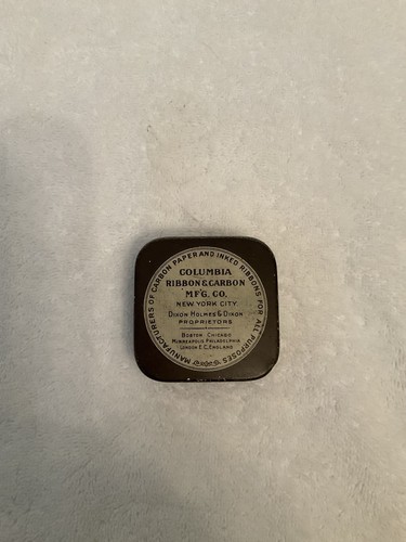 Vintage ECONOMIQUE Typewriter Ribbon Tin - Black/ Red | eBay