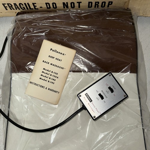 Vintage Pollenex B- Deep Heat Back Massager Full Size Relaxing | eBay