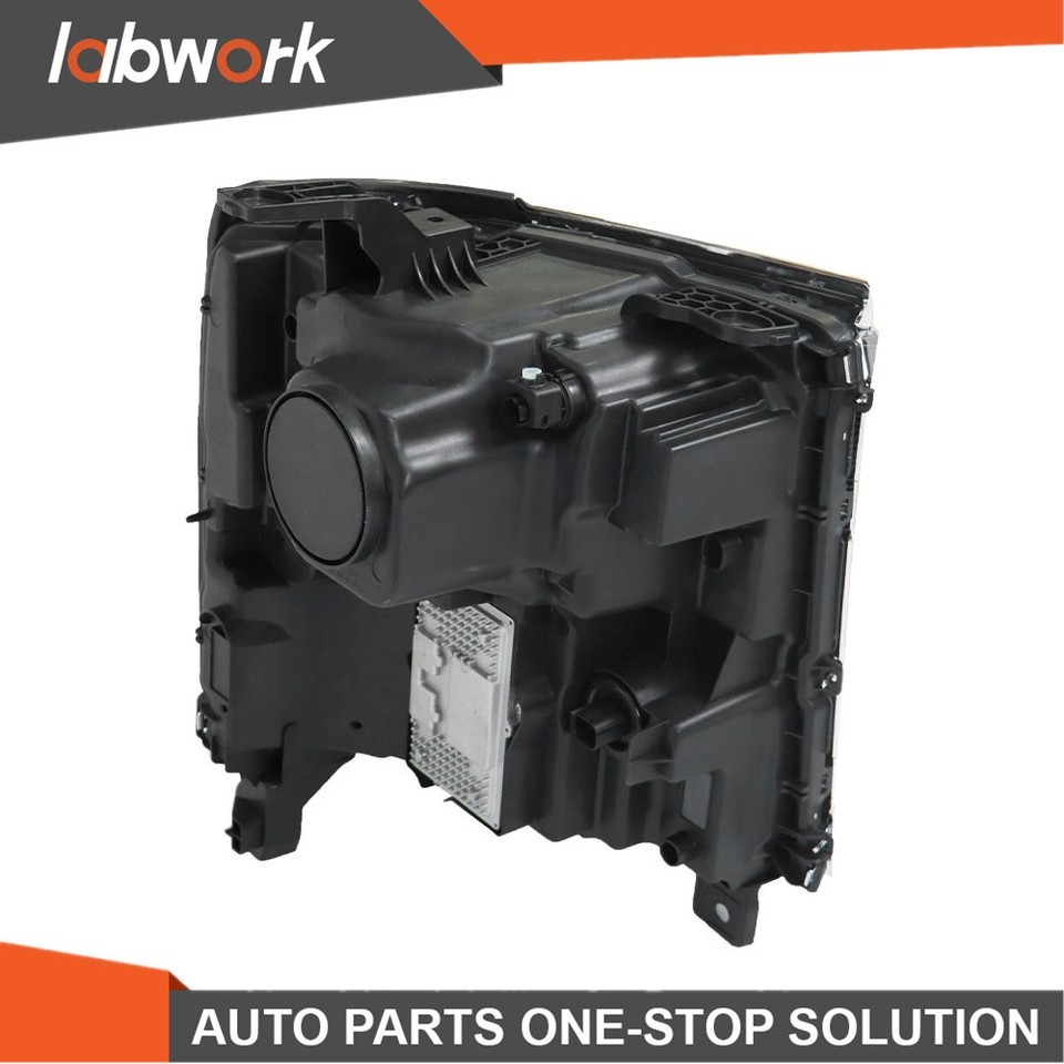 Labwork Headlight For Silverado 1500 2016-2018 LED Frame Chrome Housing ...