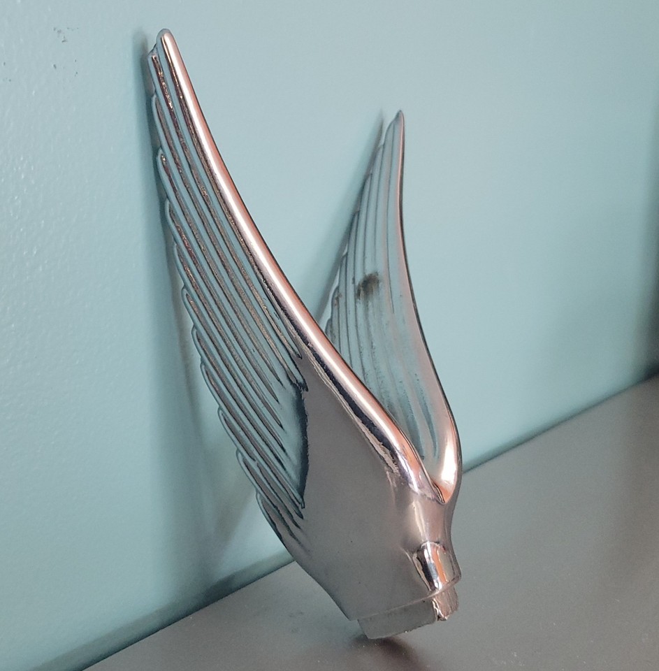 Vintage Chrome WINGS for FLYING GODDESS Car Hood Ornament – Automotive ...