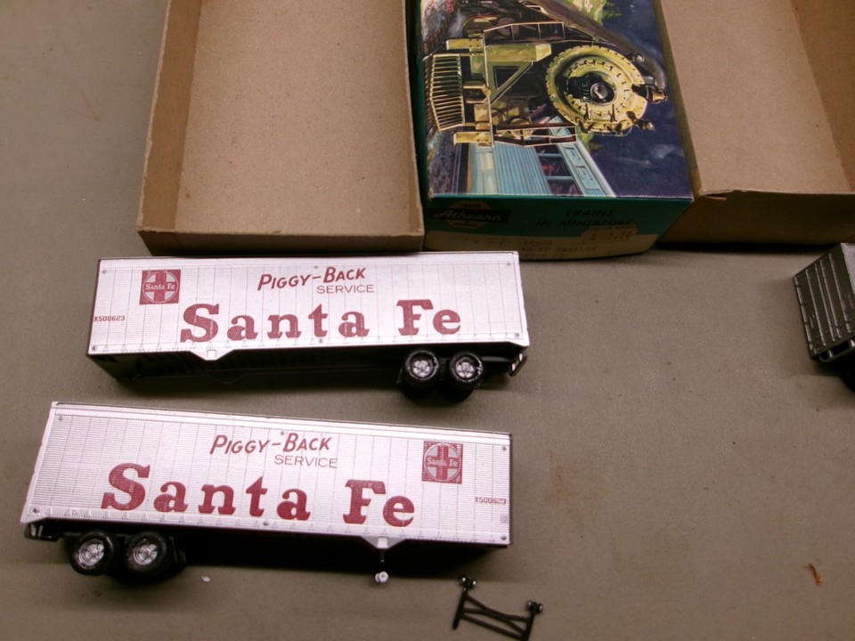 Athearn Semi Trailers w/Semi Cabs Restore/Parts Condition w/Boxes HO ...