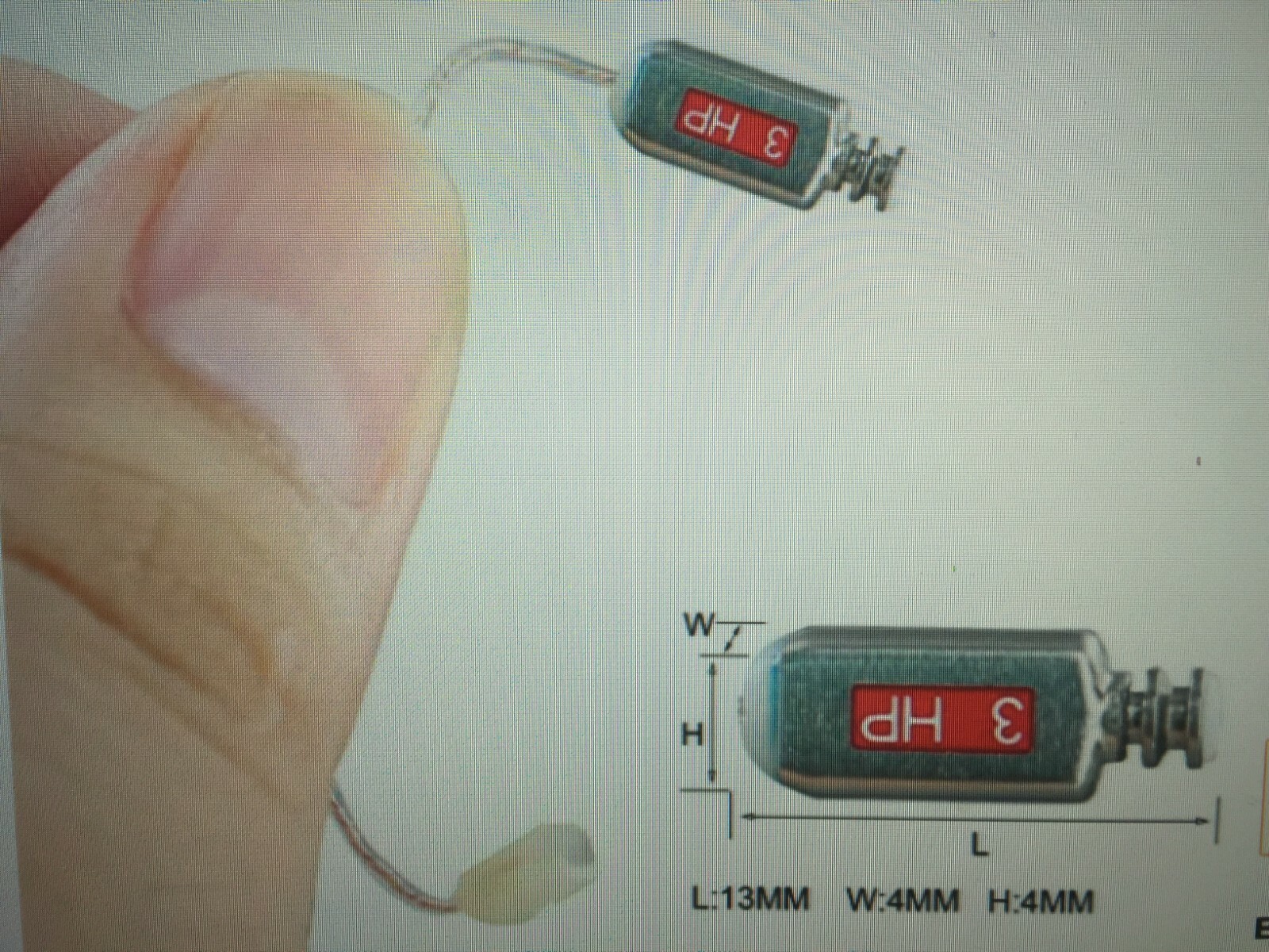 New RESOUND/Beltone 3 Pin SureFit-2 Hearing Aid Receiver Wires with new ...