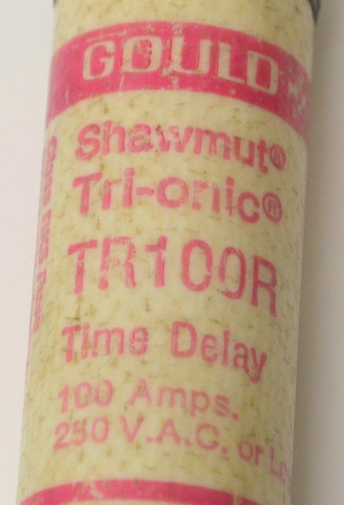 GOULD SHAWMUT TR100R TRI-ONIC TIME DELAY FUSE 600 VAC/DC 100 AMP | eBay