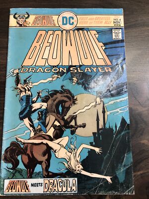 Beowulf Dragon Slayer #4 | DC Comics | Nov 1975 | Beowulf Meets Dracula ...