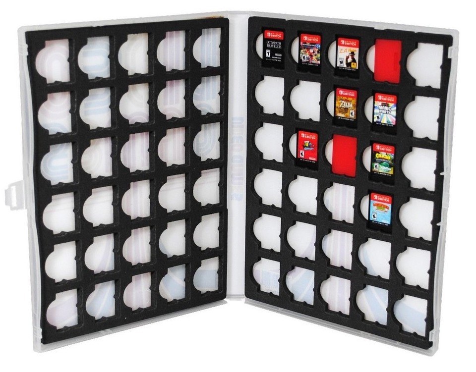 Nintendo Switch Cartridge Game Case, Holds 60 Game Cartridges - Retro ...