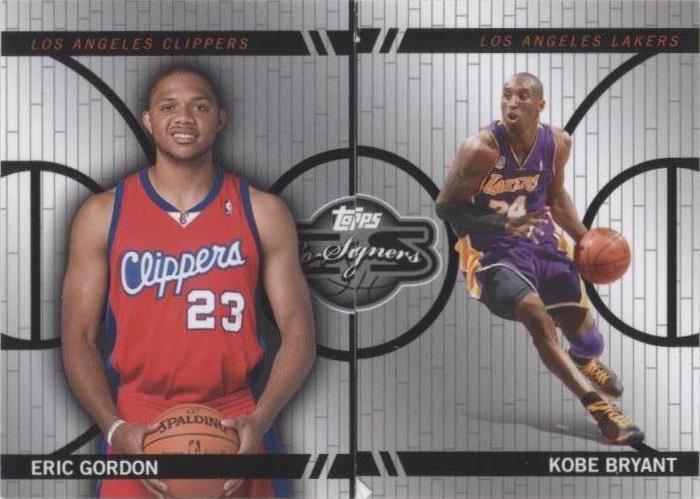 2008-09 Topps Co-Signers - Changing Faces Kobe Bryant, Eric Gordon #CF ...