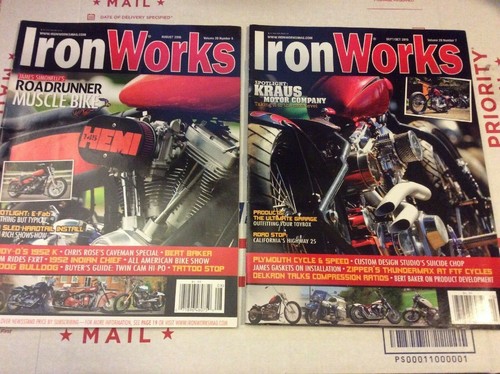 IronWorks Motorcycle Magazines Year 2010 Aug. and Sept./Oct. | eBay
