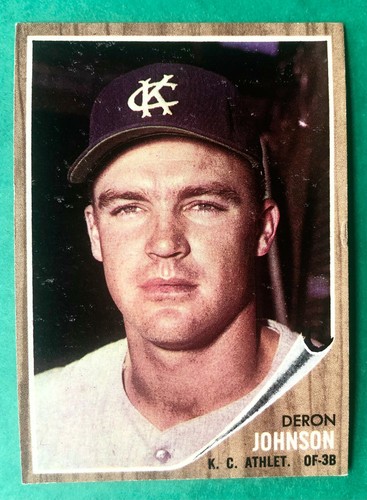 1962 Topps Deron Johnson #82 Baseball Card Kansas City Athletics | eBay