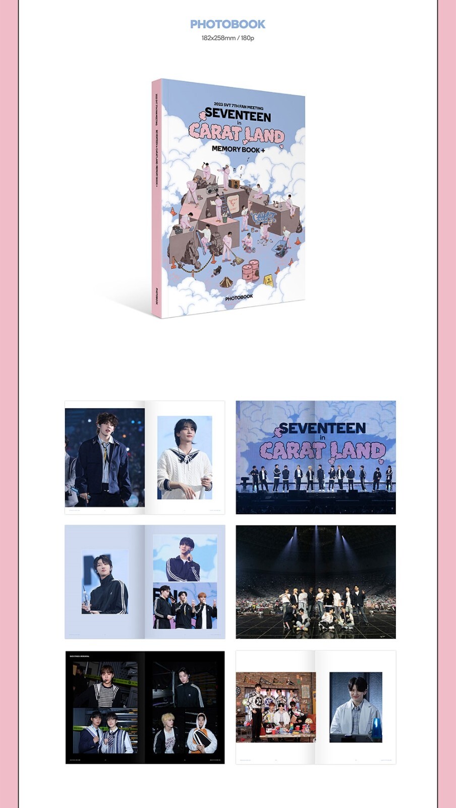 2023 SVT 7TH FAN MEETING [ SEVENTEEN in CARAT LAND ] MEMORY BOOK+ DIGITAL CODE | eBay