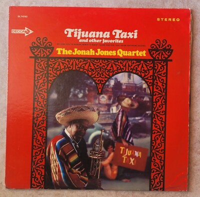 TIJUANA TAXI Jonah Jones Dixieland Jazz 1966' Lp Vinyl Disc Record ...