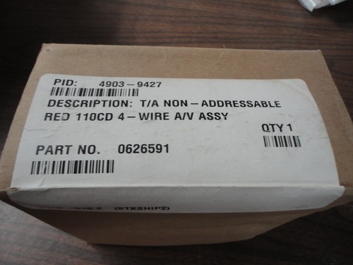 BRAND NEW - SIMPLEX FIRE ALARM # 4903-9427 Non Addressable Horn Strobe ...