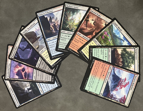 DOMINARIA UNITED / DMU MTG Dual Lands - Set of ALL 10 - Typed Fetchable ...