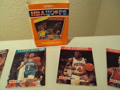 1990 NBA Hoops Collect-A-Book Set of 12 Mini Books | eBay