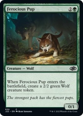 Ferocious Pup - Near Mint MTG Jumpstart 2022 | eBay