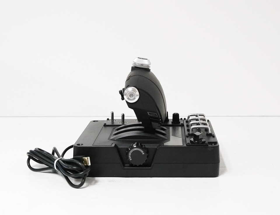 Logitech G X56 H.O.T.A.S Throttle and Joystick Flight Simulator Game ...