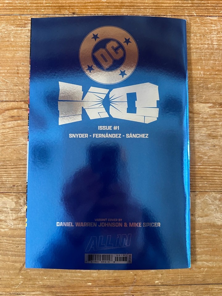 DC KO #1 (OF 5) DC Comics DANIEL WARREN JOHNSON BLIND BAG FOIL VAR NM ...