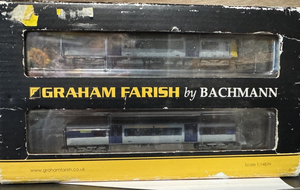 Graham Farish 371-700 N Gauge Class 350 4-Car EMU "Apollo" Silverlink ...