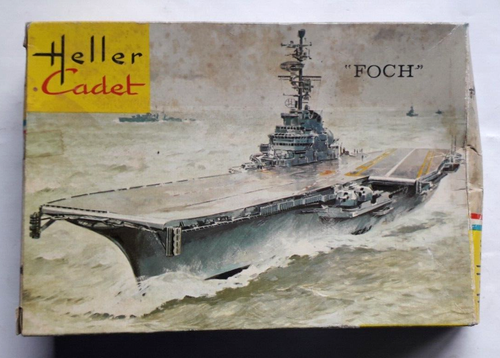 MAQUETTE HELLER CADET - PORTE AVIONS FOCH - échelle 1/1750 neuve | eBay