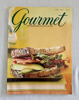 VTG Gourmet Magazine..April, 2004..Travels Gourmet food, Entertaining ...