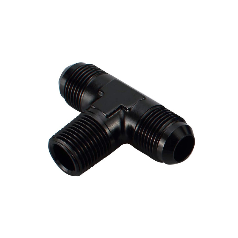 AN4 AN6 AN8 AN10 Male To NPT Male Aluminum Tee T-piece Fitting Adapter ...