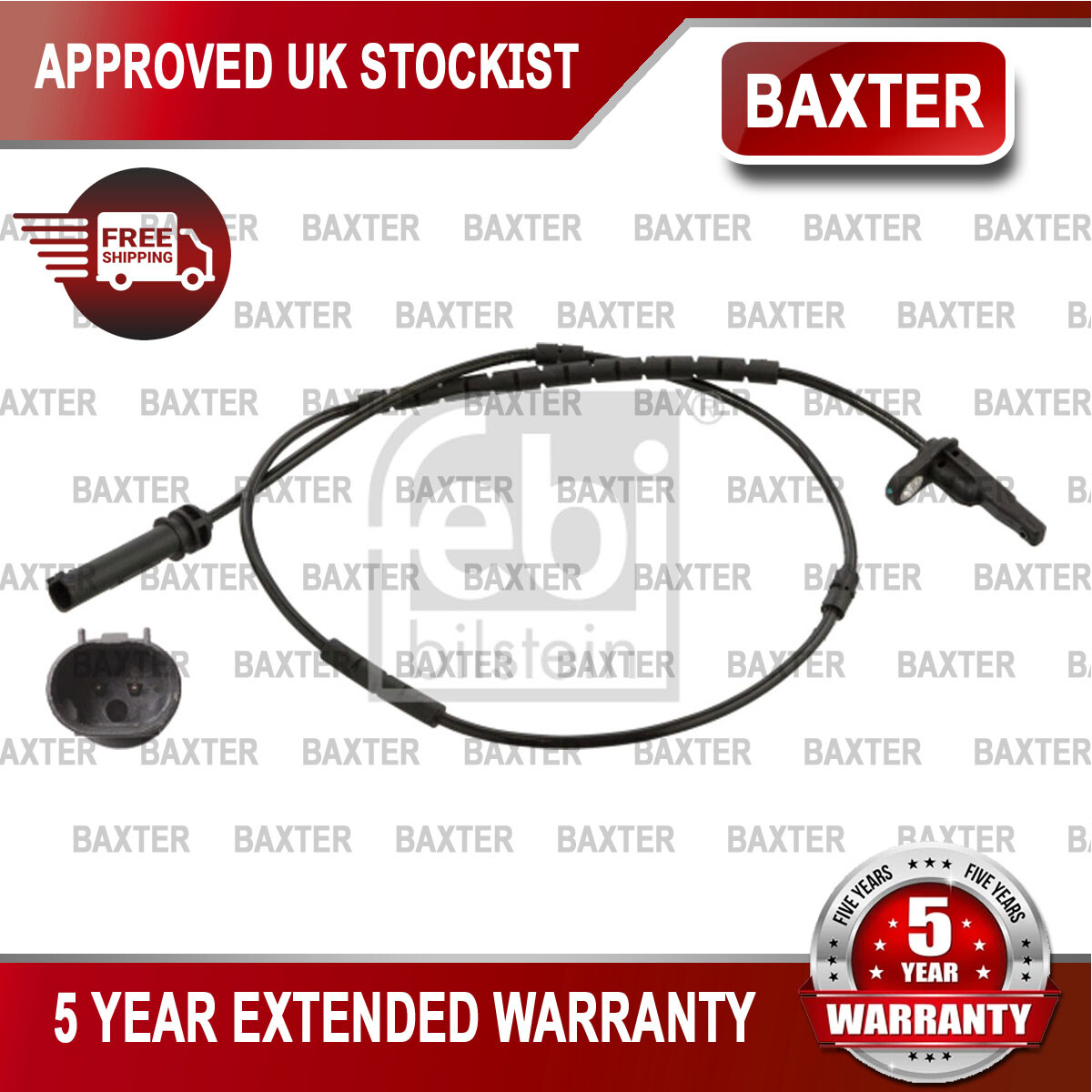 Fits BMW 3 Series 1 2 4 Baxter Rear ABS Wheel Speed Sensor 34526791225 ...