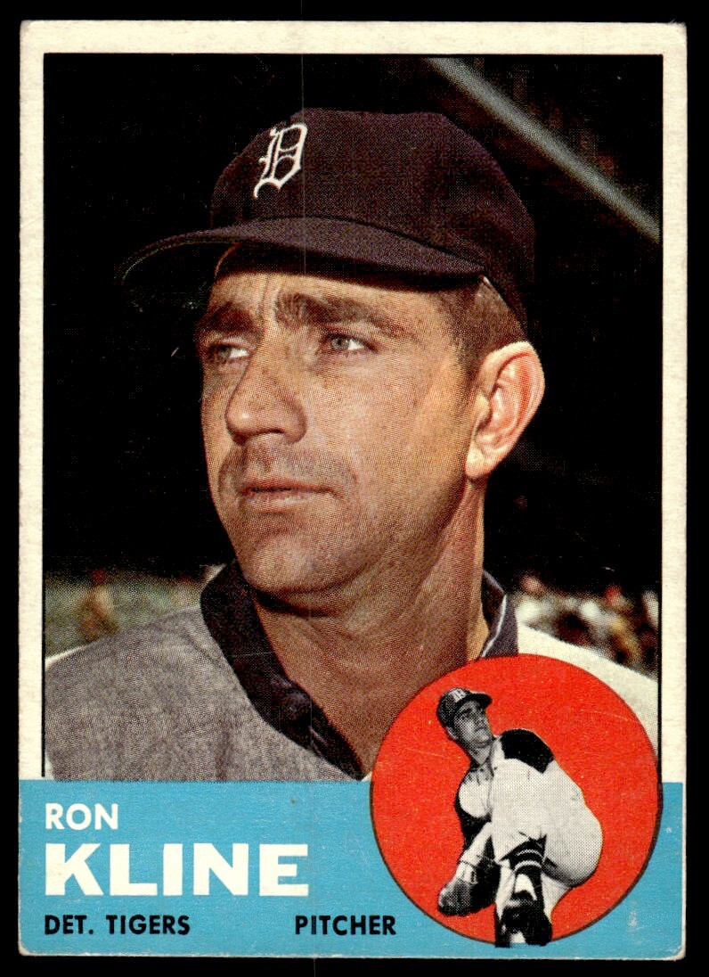 1963 Topps Ron Kline / Detroit Tigers #84 | eBay