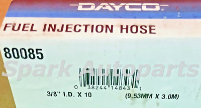 3/8" x 10' ( 9.53mm x 3.0m ) Fuel Injection Hose DAYCO 80085 Made in ...