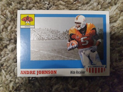 2003 Topps All American Andre Johnson Rookie Houston Texans RC #136 | eBay