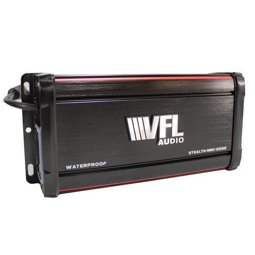 500 Watt 2-Channel Stealth MMC Waterproof Car Audio Amplifier American ...