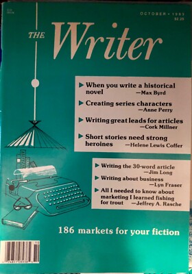 THE WRITER magazine October 1993 Byrd Perry Millner Coffer Long Fraser ...