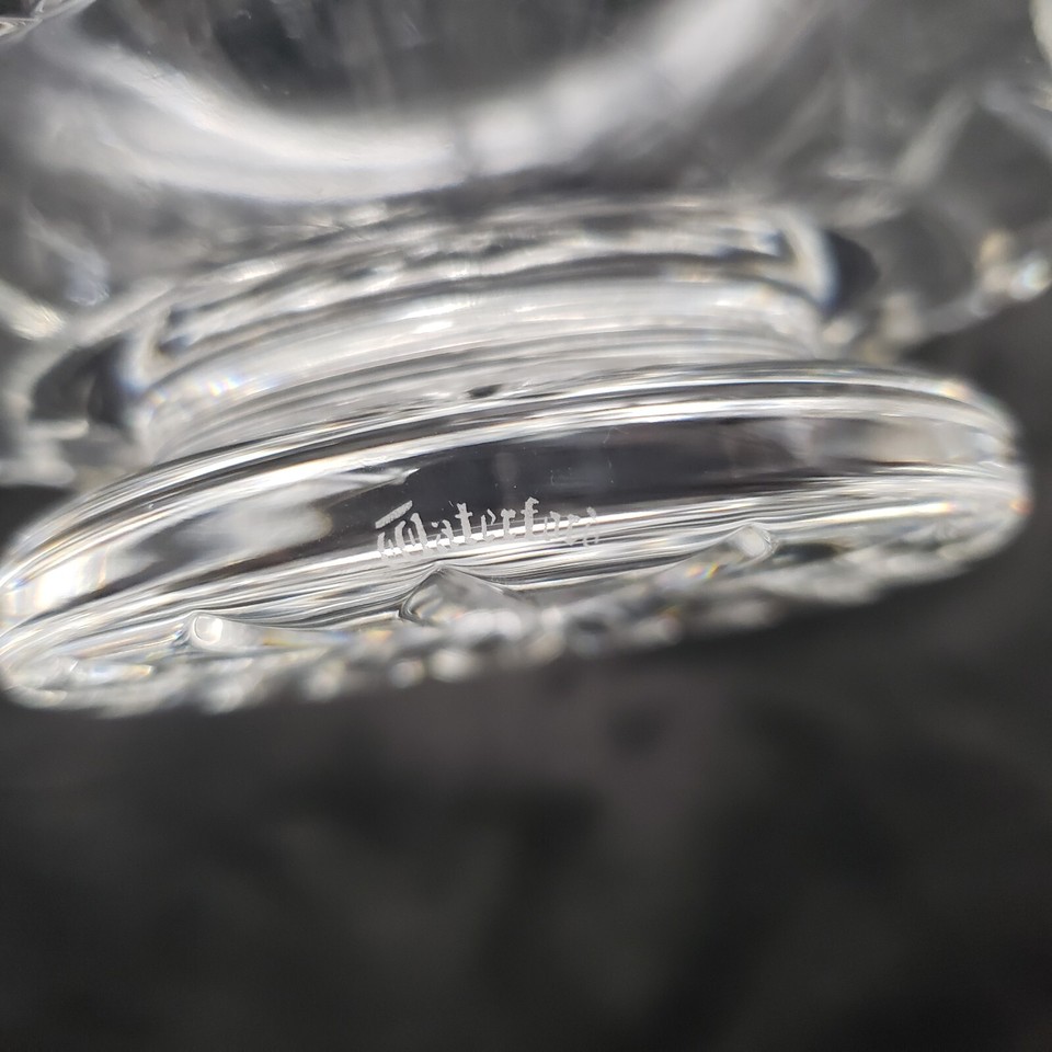 Vintage Waterford 8" Round Footed Crystal Bowl - Gothic Mark | eBay