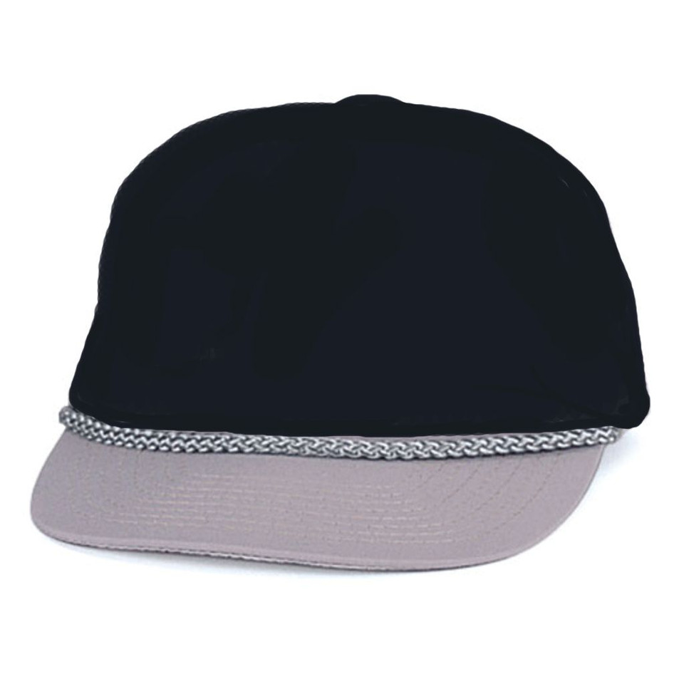 Cotton Twill Blank Two Tone 5 Panel Baseball Braid Snapback Hats Plain ...