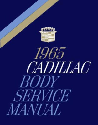 1965 Cadillac Body Service Shop Repair Manual Body & Convertible | eBay