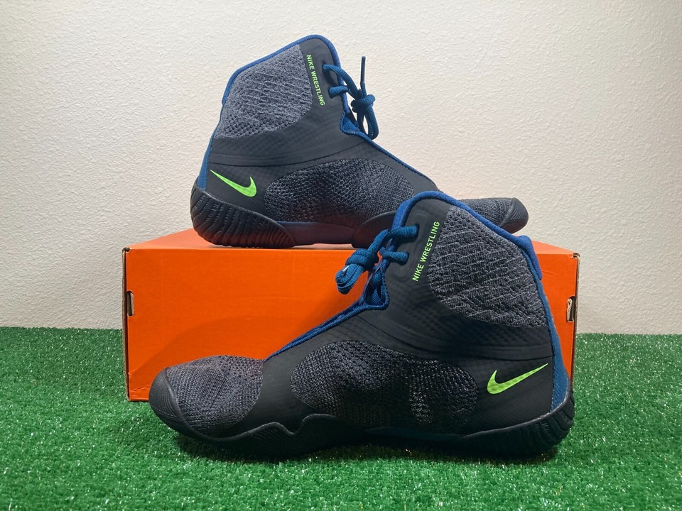 Sz 12 Men - Nike Tawa Wrestling Boxing Combat Black Green Shoes NEW ...