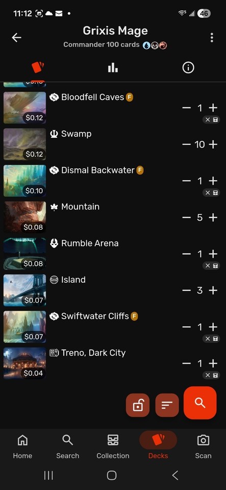 Magic The Gathering Commander Deck Black Red Blue Control | eBay