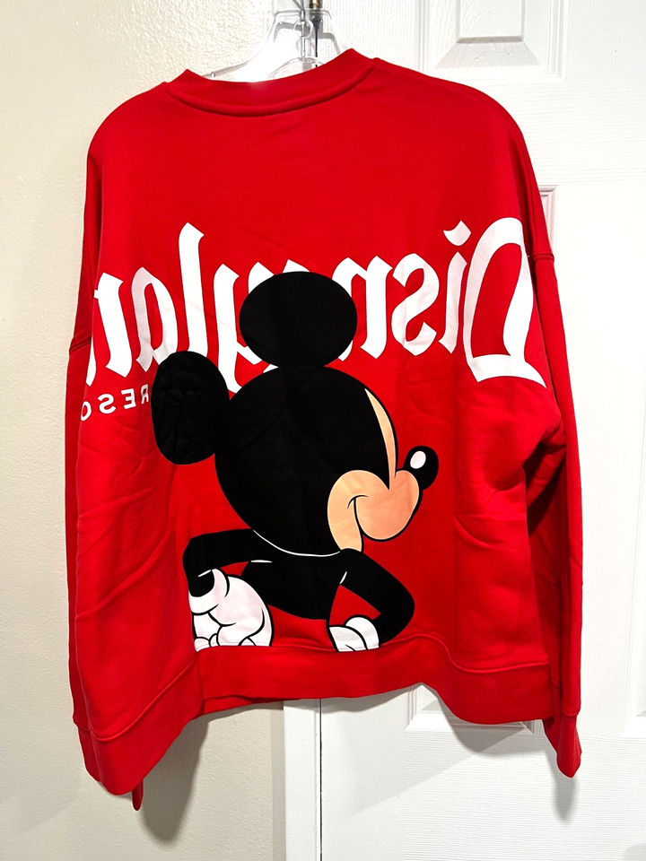 New with tags. Disneyland Resort Mickey Back to Front Print Pullover ...